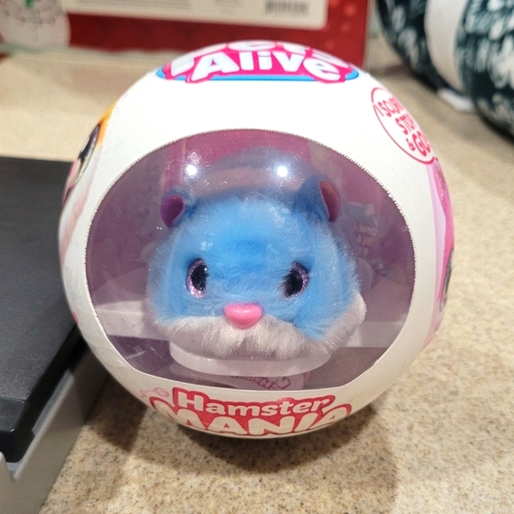 Zuru | Toys | Zuru Pets Alive Hamster Mania Blue White Plush Hamster ...
